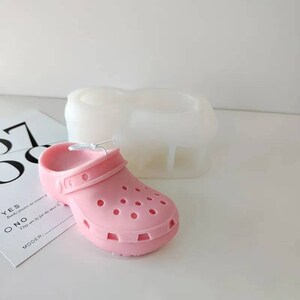 Food-grade Crocs Shaped Silicone Mold 3D Large Big Croc Shoes Shoe ...