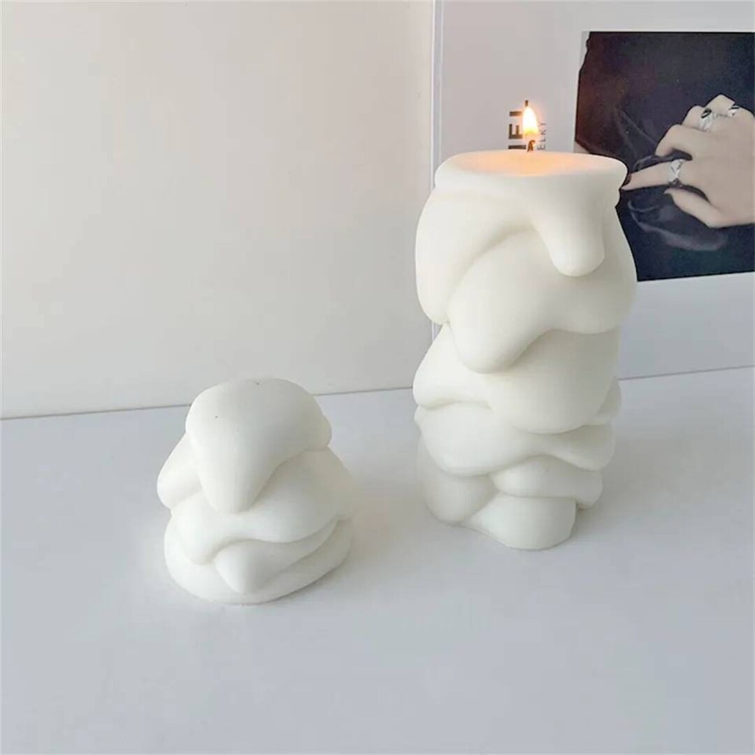 Cool Slime Pile Slimey Drips Drip Aesthetic Abstract 3D Silicone Candle ...