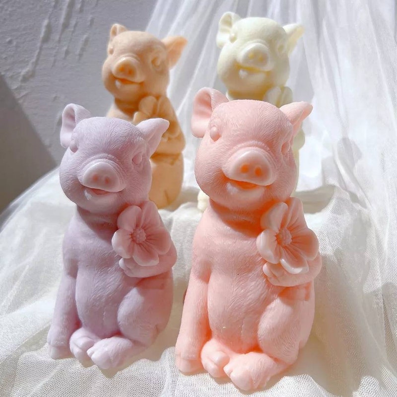 Pig Candle - Etsy