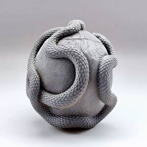 Cool Skull Snake Silicone Candle Mold Candy Chocolate Making Business ...