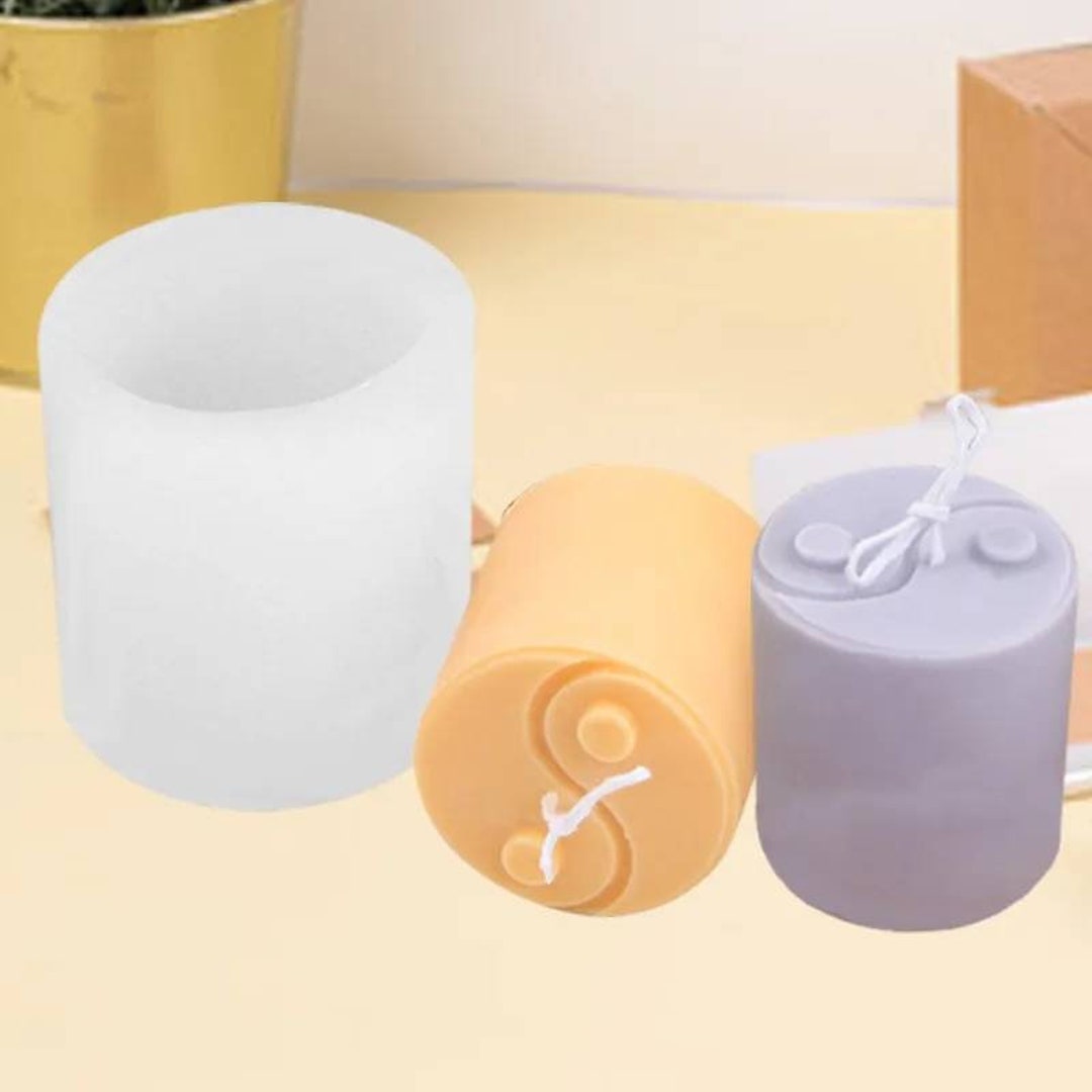 3D Yin Yang Silicone Mold Hippie Decoration Candle Making Molds ...