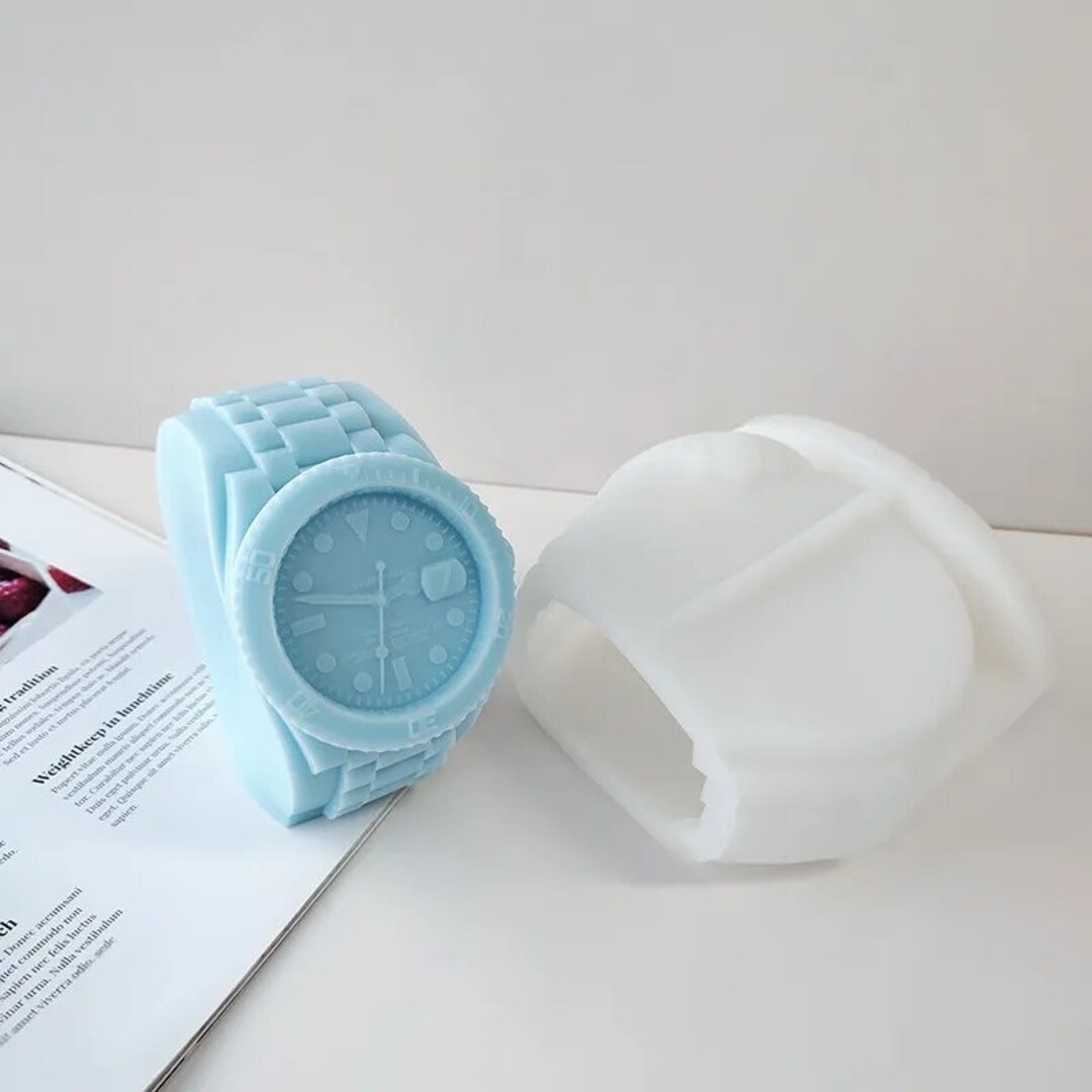 Big 3D Luxuly Watch Large Luxurious Wristwatch Arm Clock Silicone Molds ...