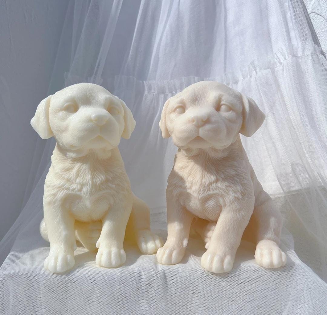 Cute Sitting Realistic Labrador Baby Dog Puppy Big Large Food-grade ...
