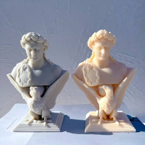 Big France Emperor Napoleon Bonaparte With Eagle Bird Statue Silicone ...
