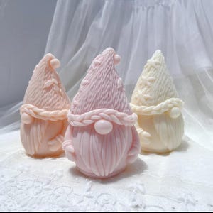 Big Large Santa Claus Gnome Dwarf Food-grade Silicone Mold Candle ...