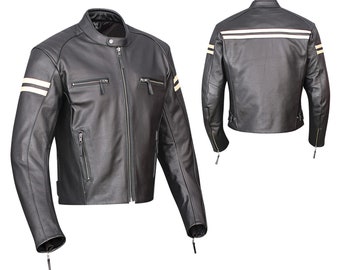 Custom Made Leather Motorcycle Racing Jacket - Etsy