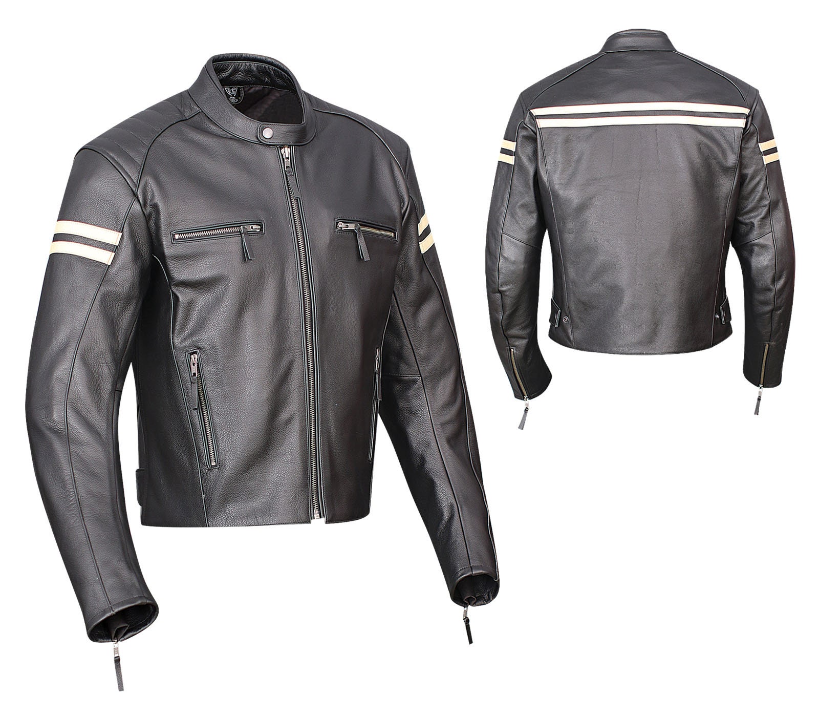 Leather Motorcycle Racing Jacket - Etsy
