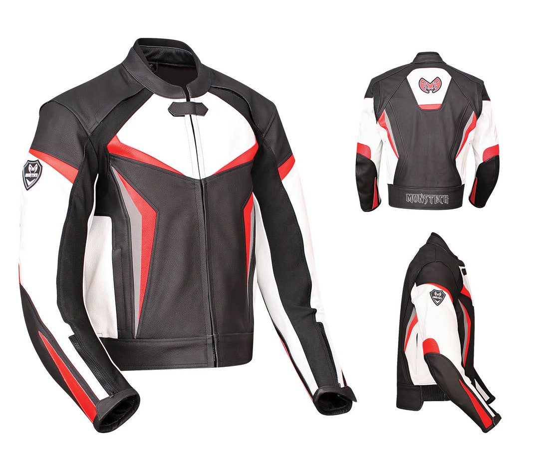 Custom Made Leather Motorcycle Racing Jacket - Etsy