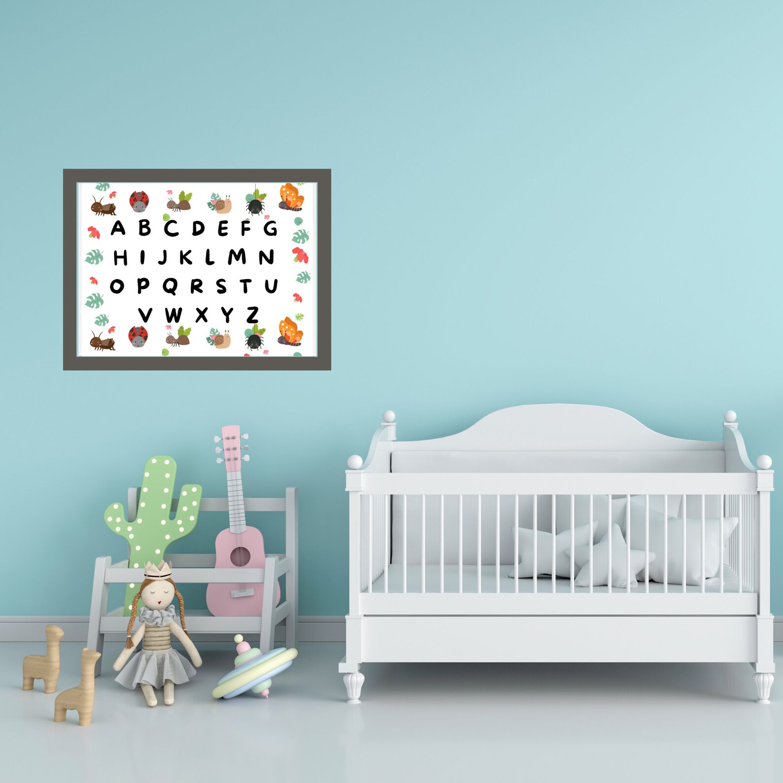 Alphabet Chart ABC Chart Capital Letters Chart Alphabet - Etsy UK