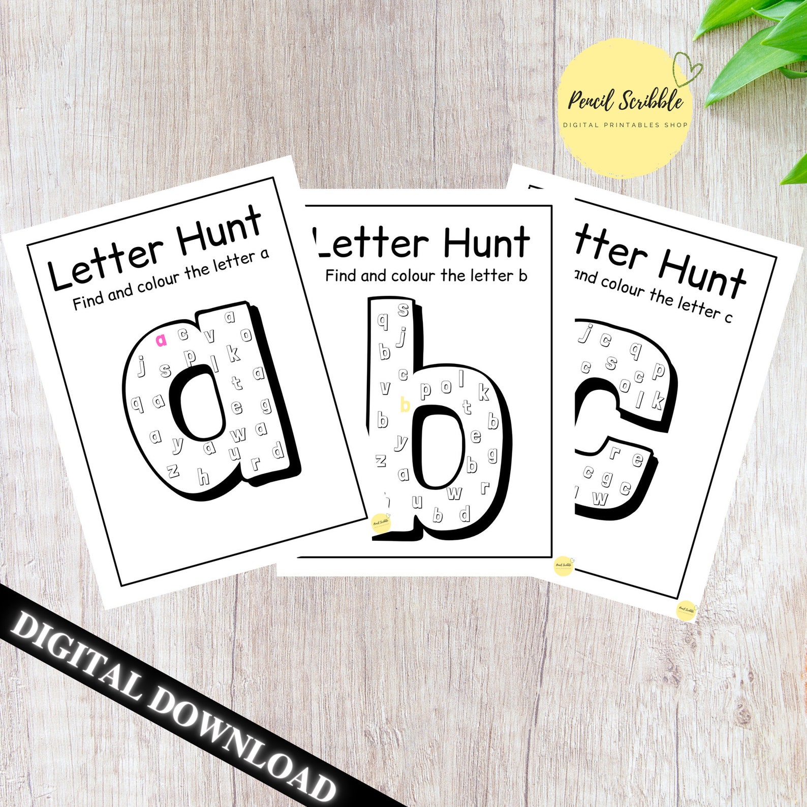Letter Hunt, Small Letter Abc Letter Hunt, Abc Activity Sheet - Etsy