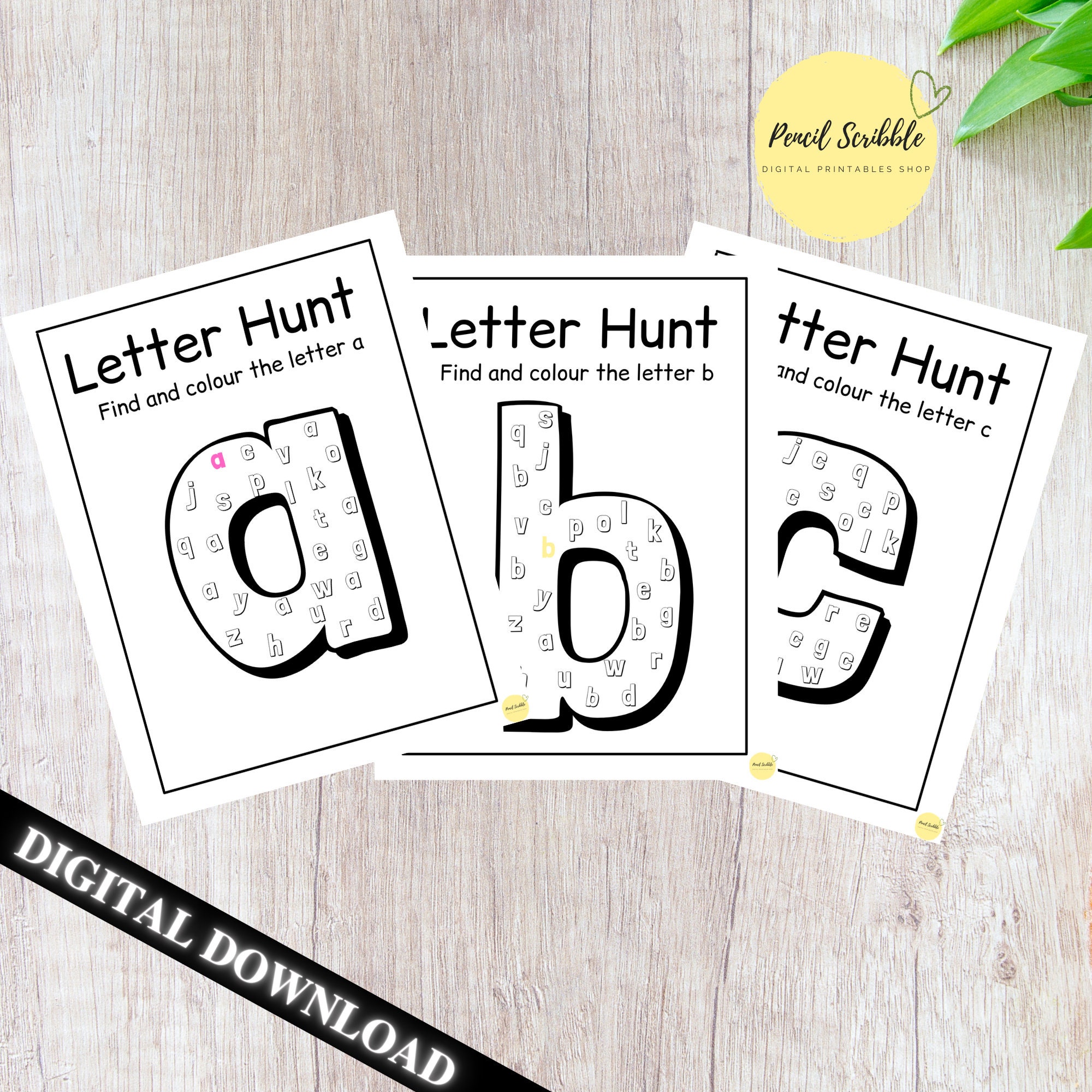 Letter Hunt, Small Letter Abc Letter Hunt, Abc Activity Sheet - Etsy
