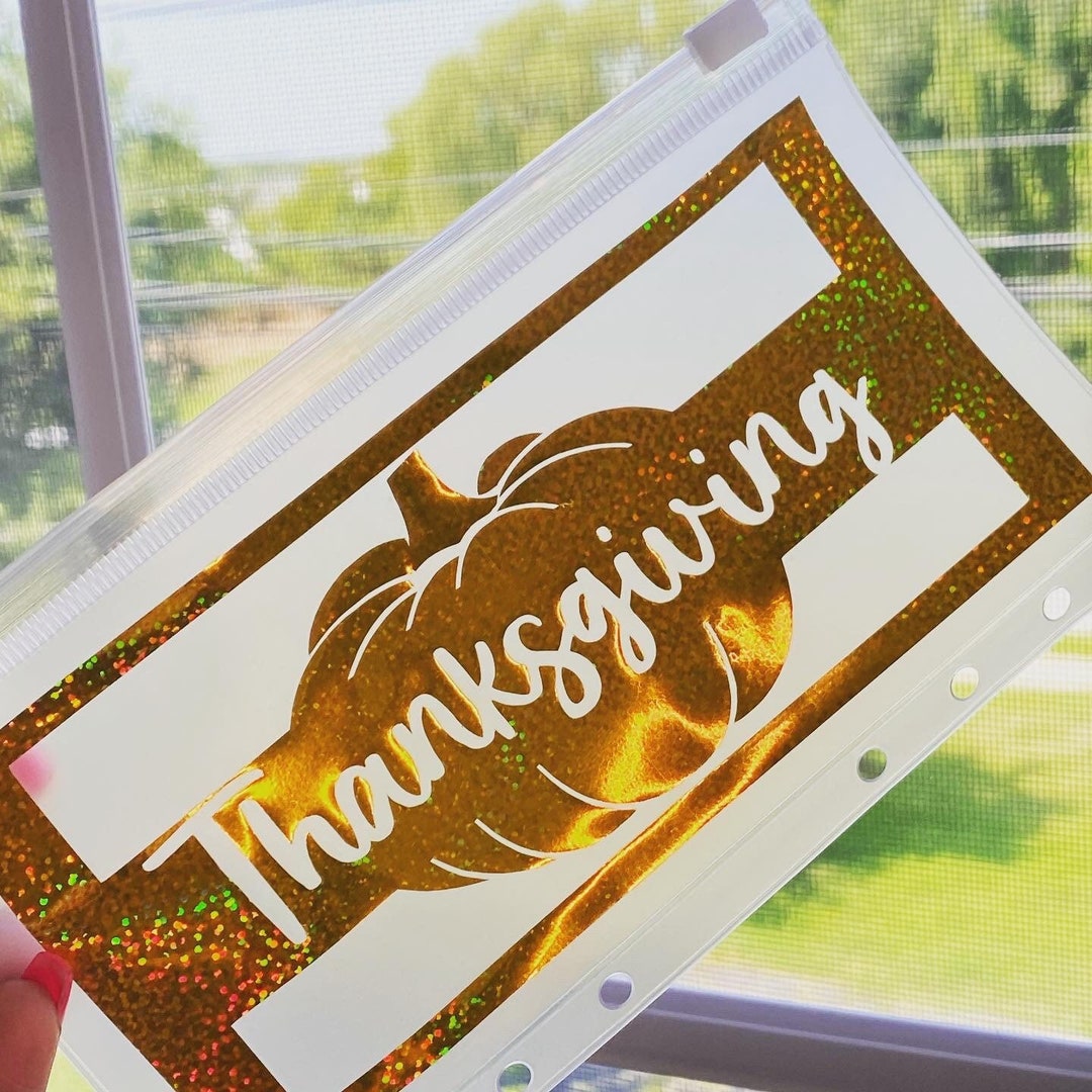 Holiday A6 Binder Cash Stuffing Envelope Label Individual Custom LABEL ...