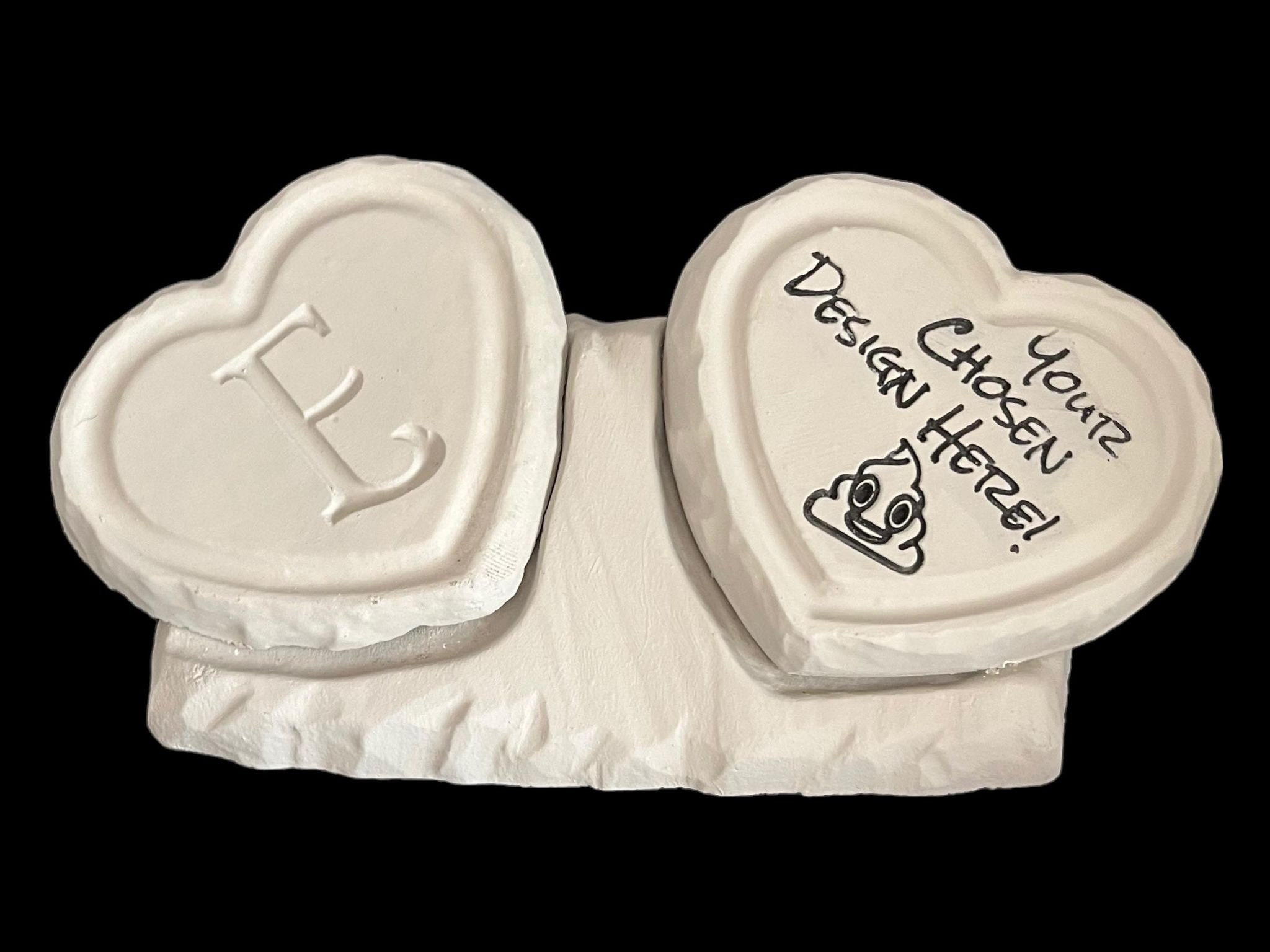 Letter Symbol E Alphabet Engraved Heart Stone Weather Resistant Strong ...