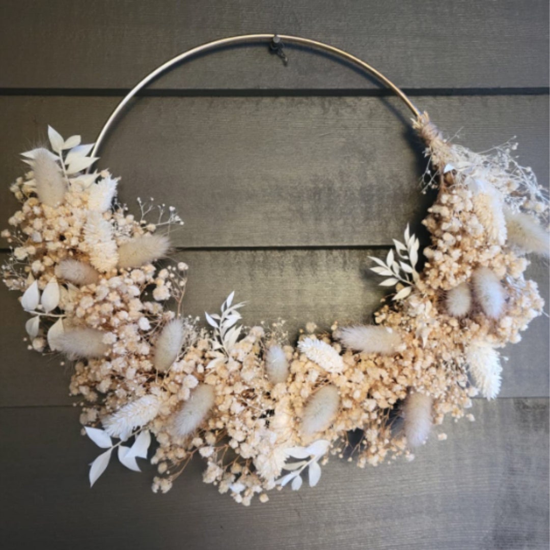 Magicdecor Small Boho Hoop Wreaths for Indoor Farmhouse Decor. 13 ...