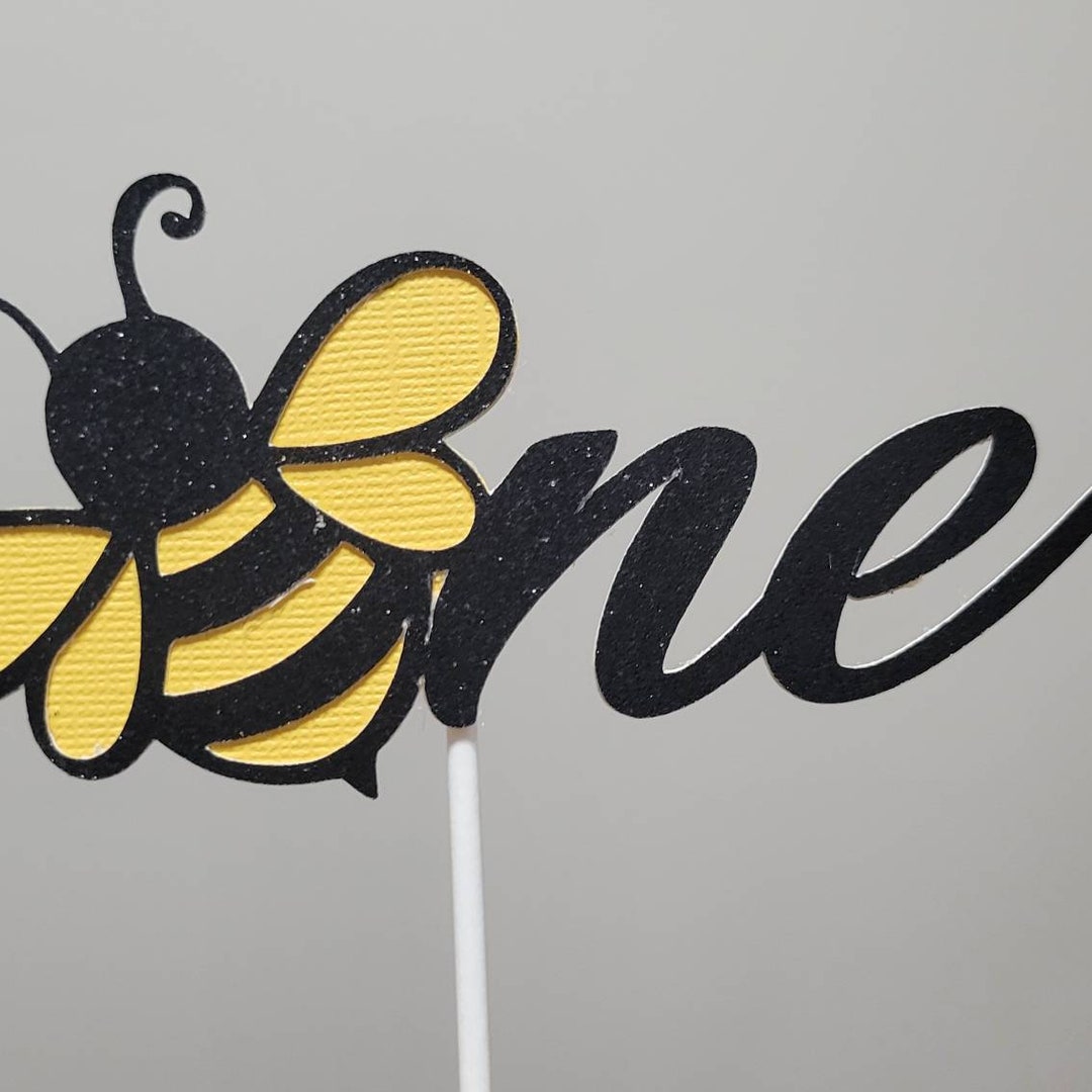 Bee ONE Cake Topper, Smash Cake Party Decoration - Etsy