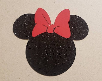 Minnie Mouse Paper Cut-outs 3 Inches set of 20 - Etsy