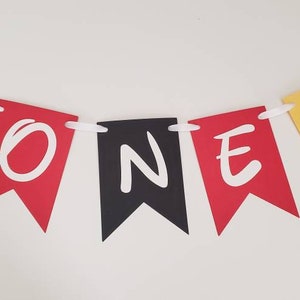 ONE Mickey Mouse First Birthday Banner, Party Decoration - Etsy