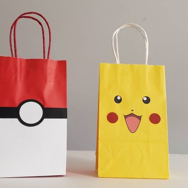 Pikachu Favor Bags - Etsy