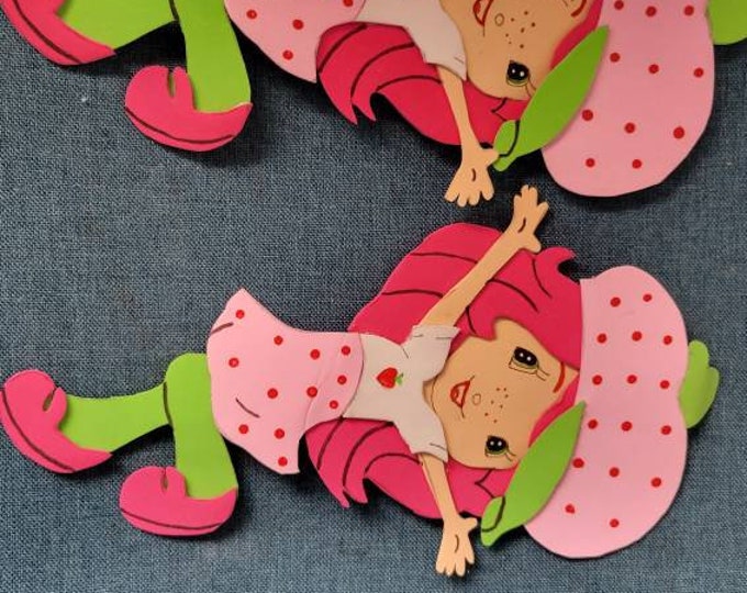2 Large Foam Figures, Strawberry Shortcake Characters, Great for ...