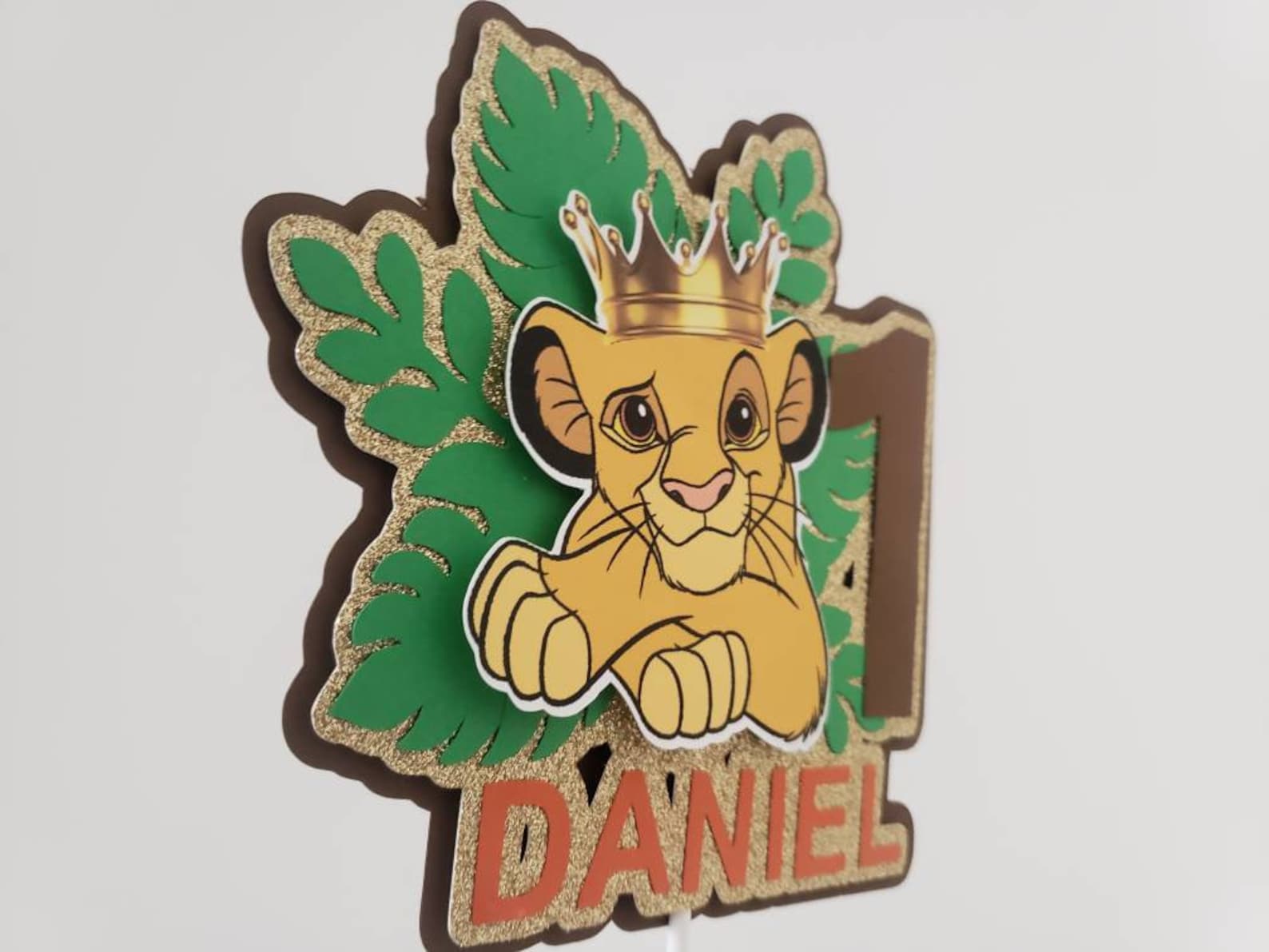 Lion King, Simba Personalized Cake Topper, Party Decoration ...