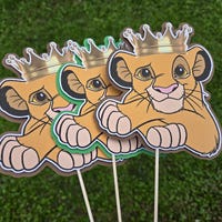 Lion King Cake Topper Printable PNG, Digital File Lion King Birthday ...