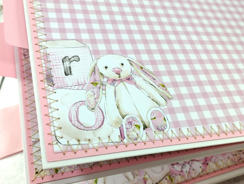 Premade Baby Girl First Year Scrapbook Album First Baby Book - Etsy