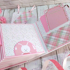 Premade Baby Girl Scrapbook Album, First Baby Book, New Granddaughter ...
