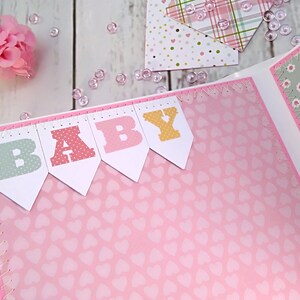 Premade Baby Girl Scrapbook Album, First Baby Book, New Granddaughter ...
