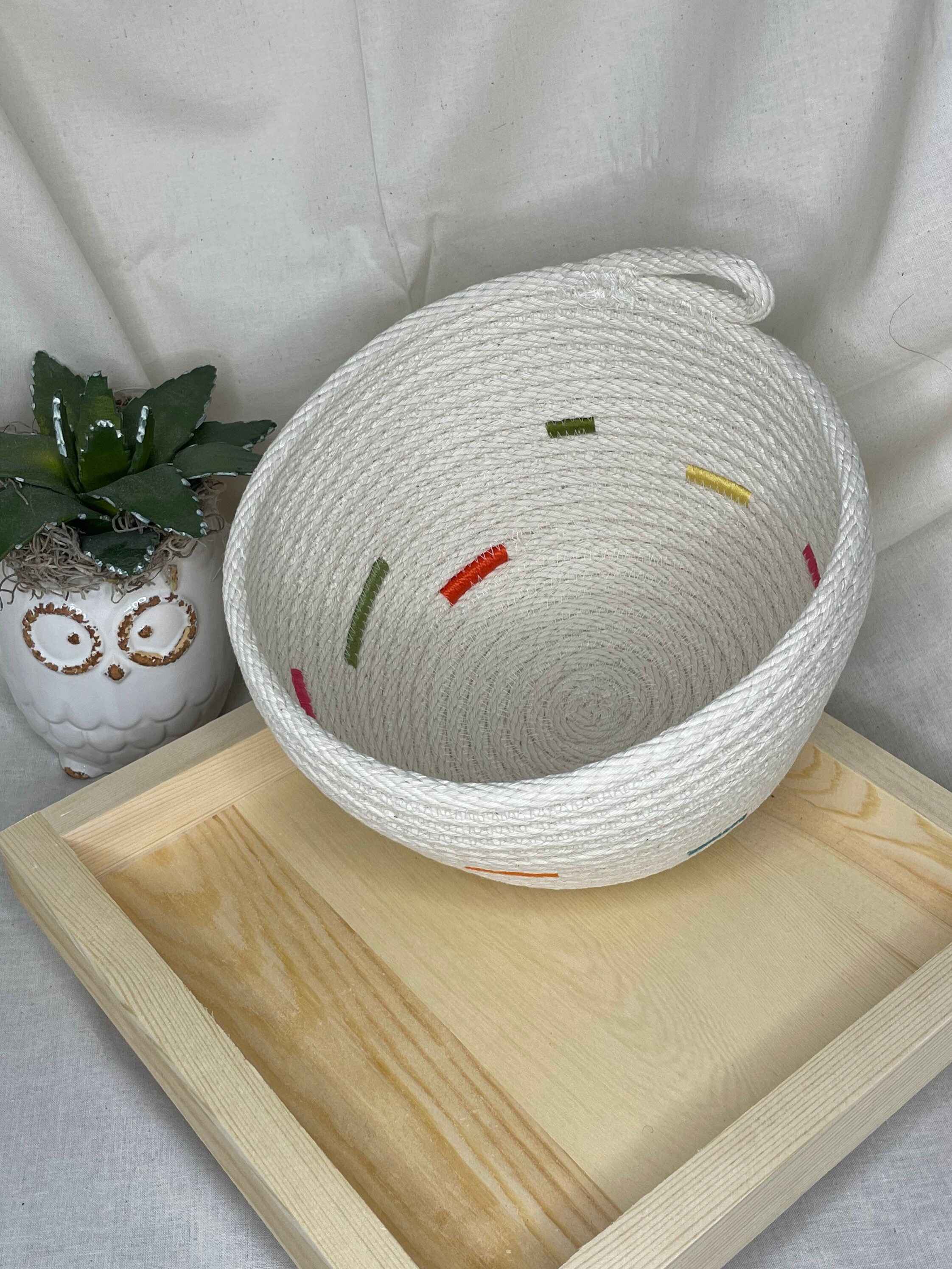 Cotton Rope Bowl - Etsy