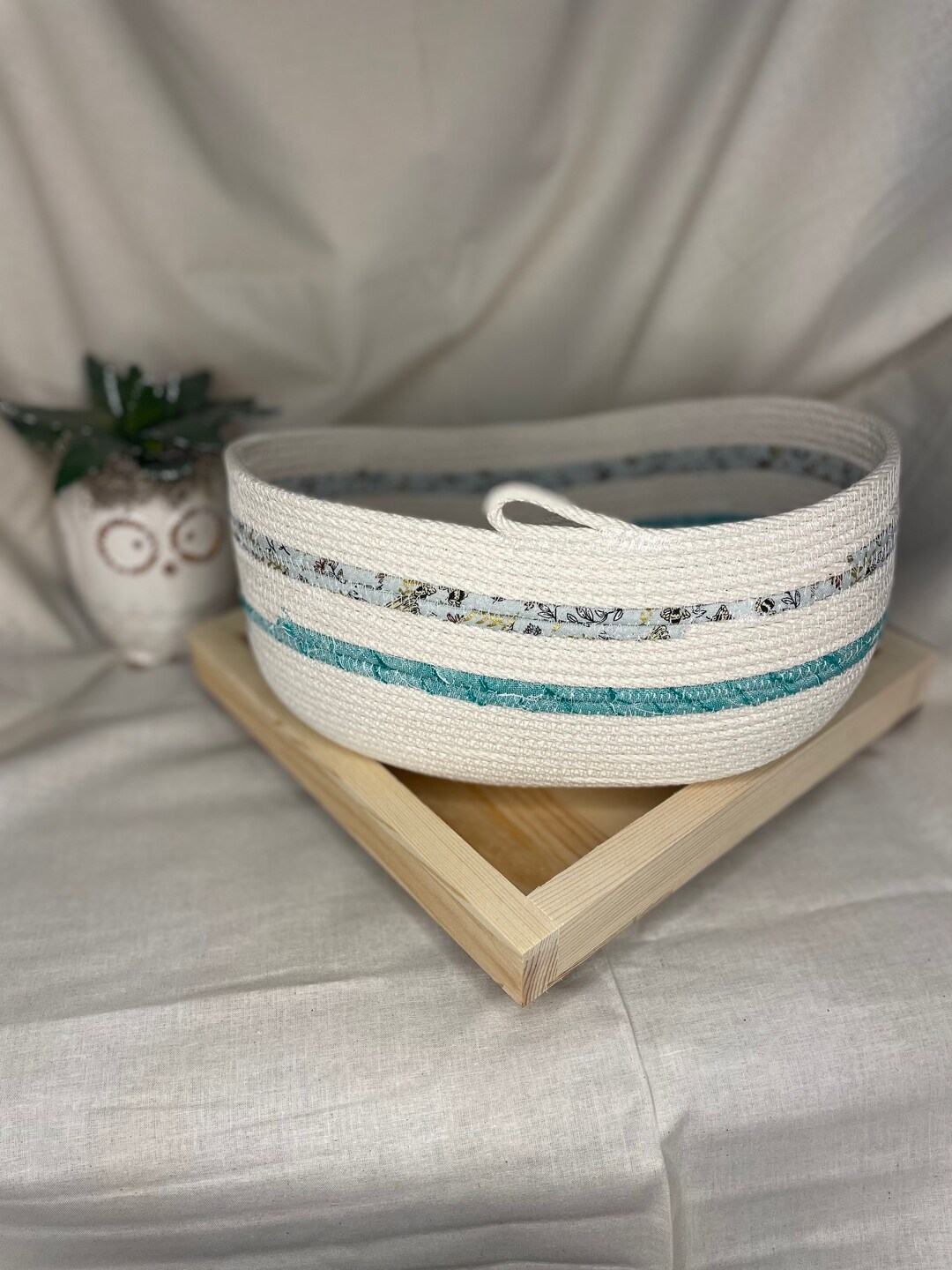 100% Cotton Rope Bowl - Etsy