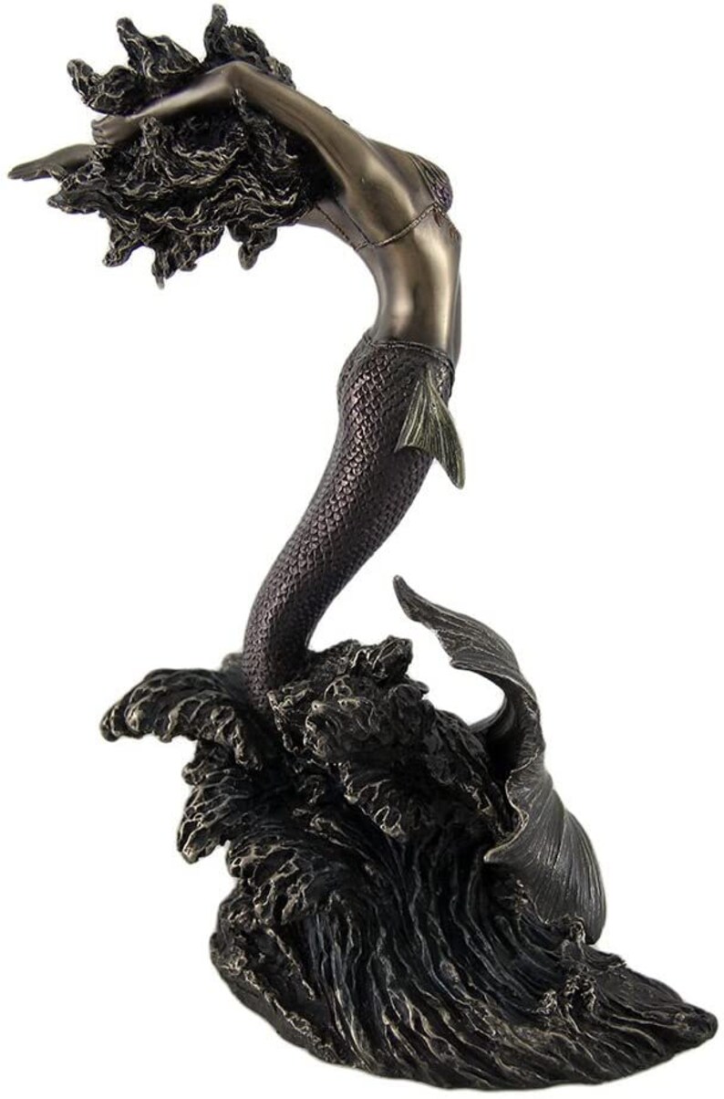 Ocean Goddess Yemaya Mother of the Seas Bronze Finish Statue - Etsy