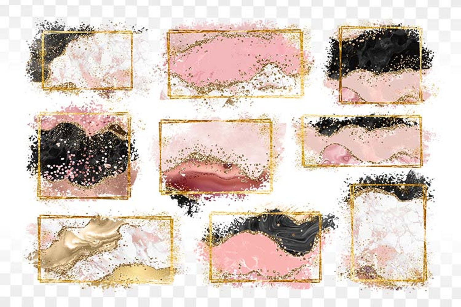 Gold Sublimation Background Bundle PNG Print File for - Etsy