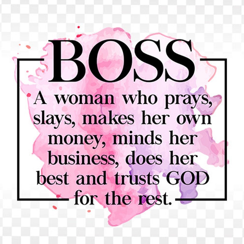 Boss Quotes Svg - Etsy
