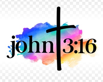 John 3 16 Clipart