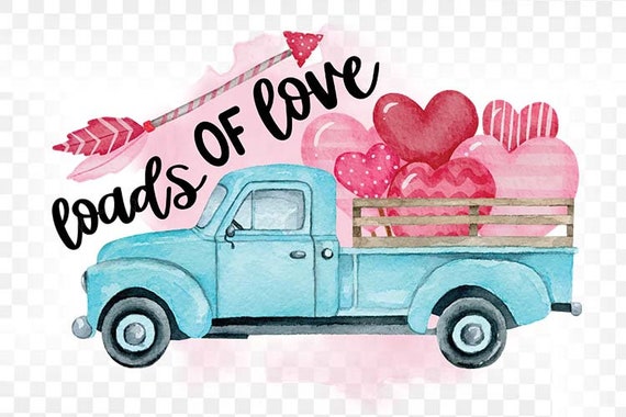 Valentine Sublimation PNG Loads of Love Png Valentine Love | Etsy