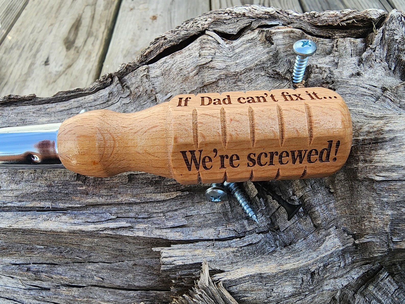 Personalized Laser-engraved Screwdriver, Funny Gift for Dad - Etsy