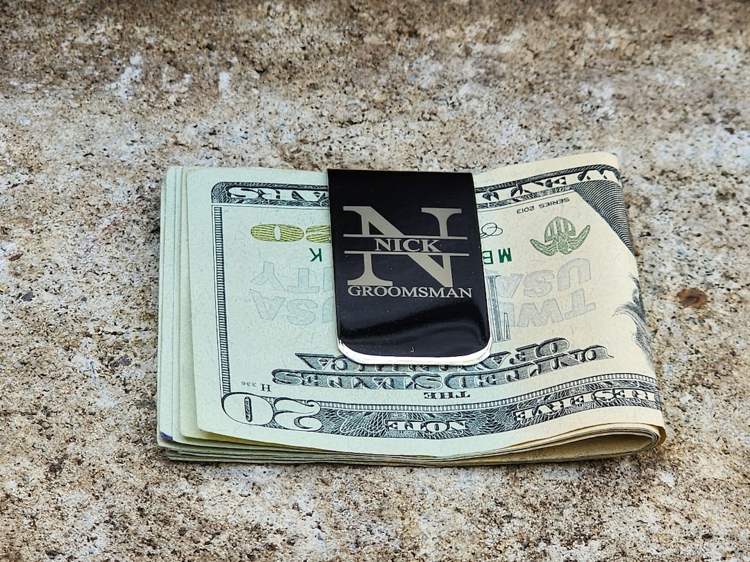 Personalized Money Clips Perfect Groomsmen Proposal Gift Engraved Best ...