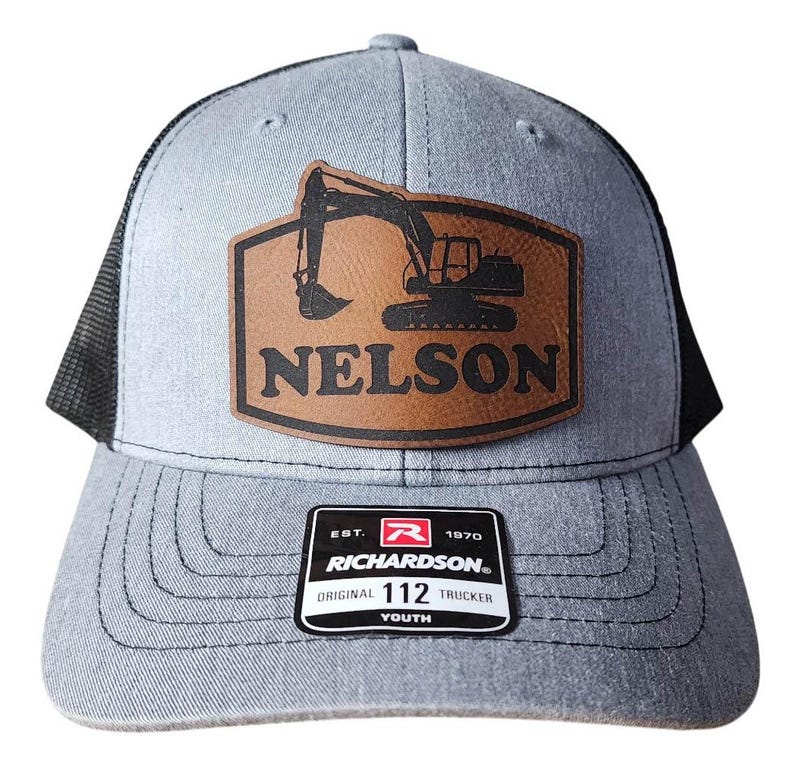 Personalized Excavator Construction Hat | Richardson 112 Youth or Adult ...