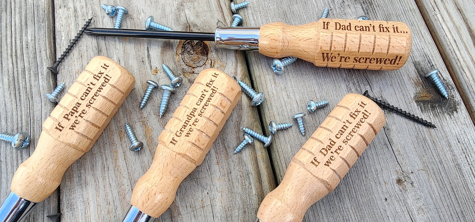 Personalized Laser-engraved Screwdriver, Funny Gift for Dad - Etsy
