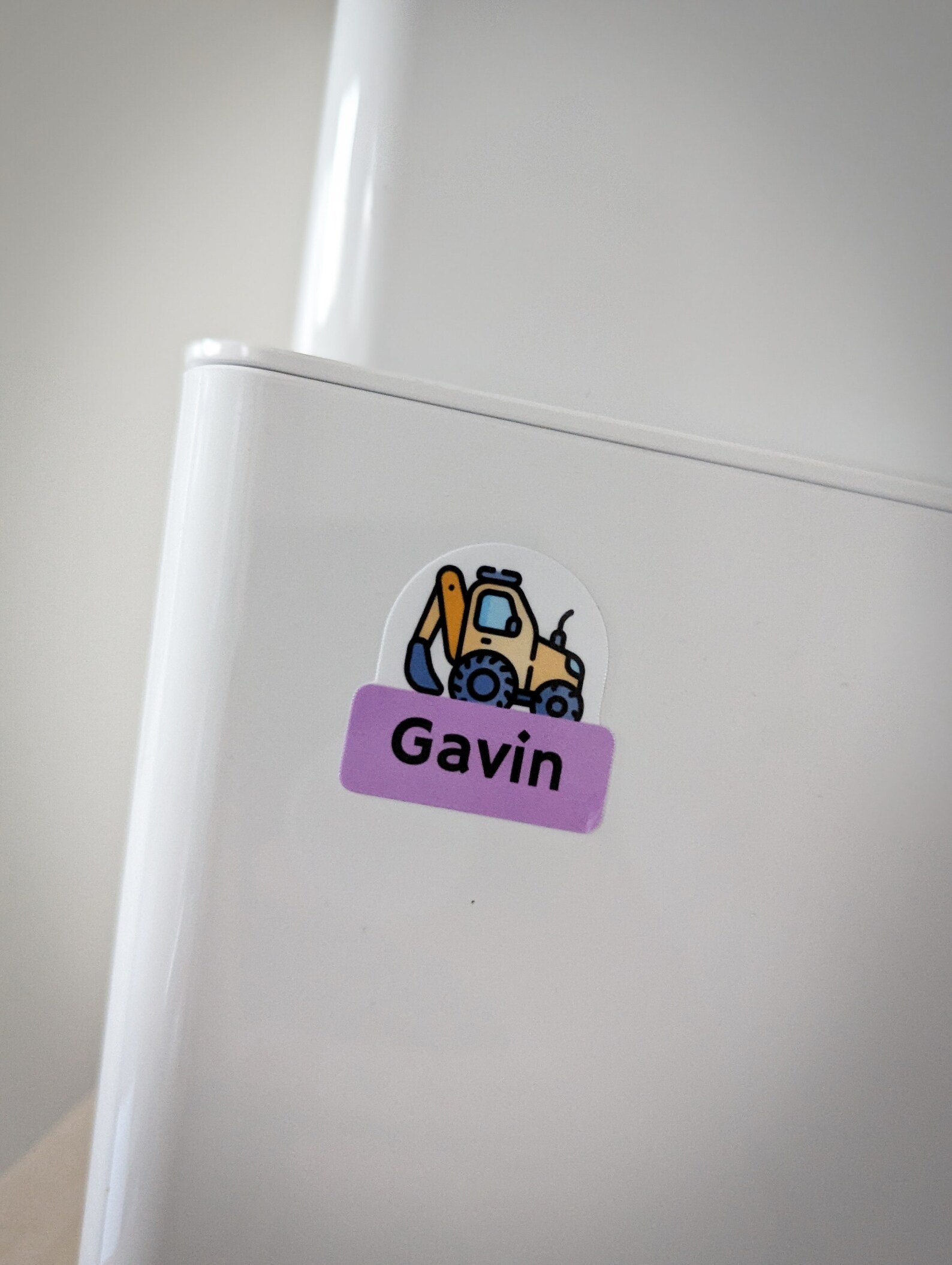 Children's Name Label Sticker Sheet, Adorable Kawaii Style, Waterproof ...