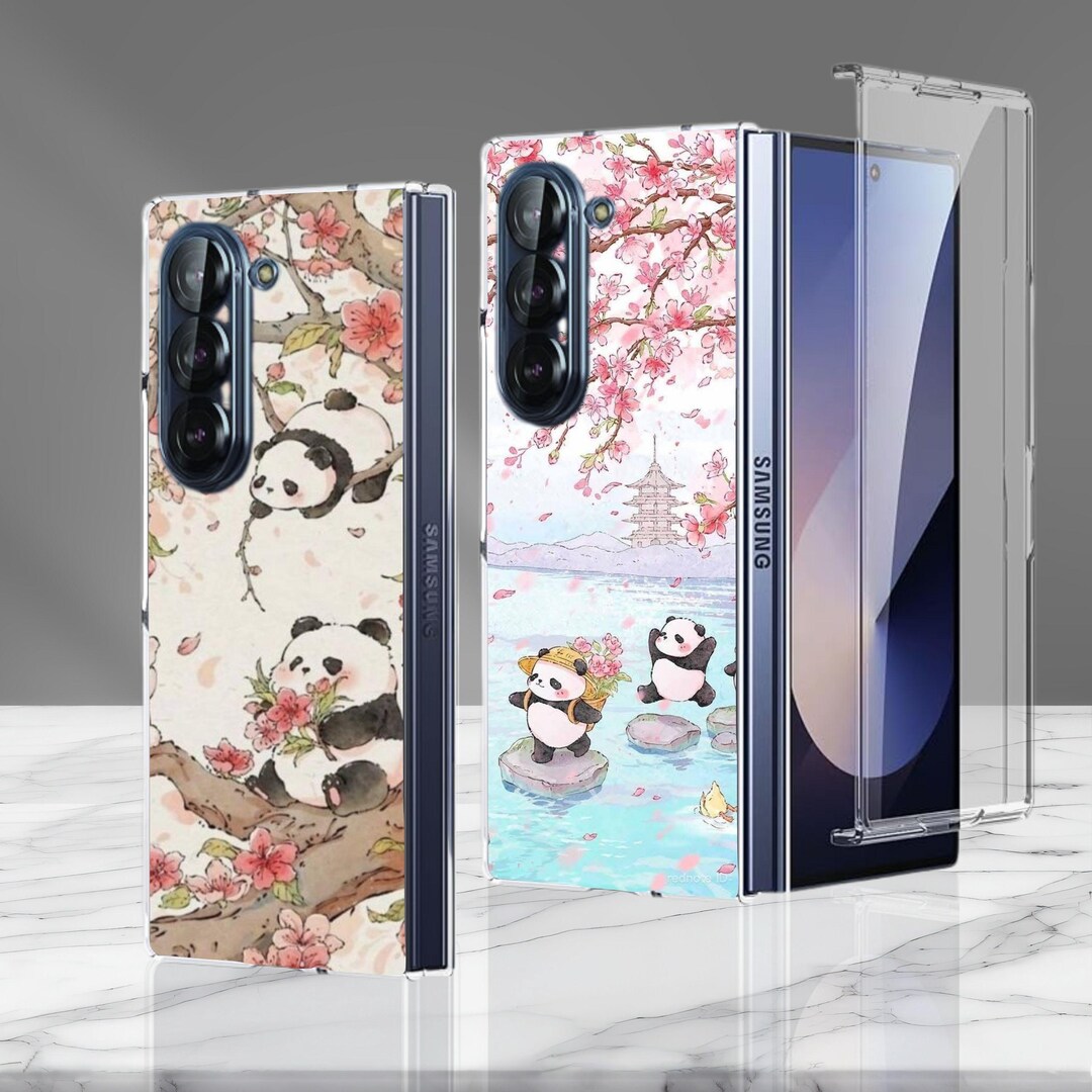 Cute Galaxy Z Fold Phone Case for Samsung Galaxy Z Fold 7 6 5 4, Galaxy ...