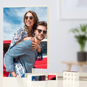 Personalized Family Photo Building Blocks, Custom Brick Photo Puzzles ...