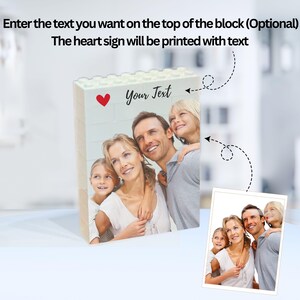 Personalized Family Photo Building Blocks, Custom Brick Photo Puzzles ...