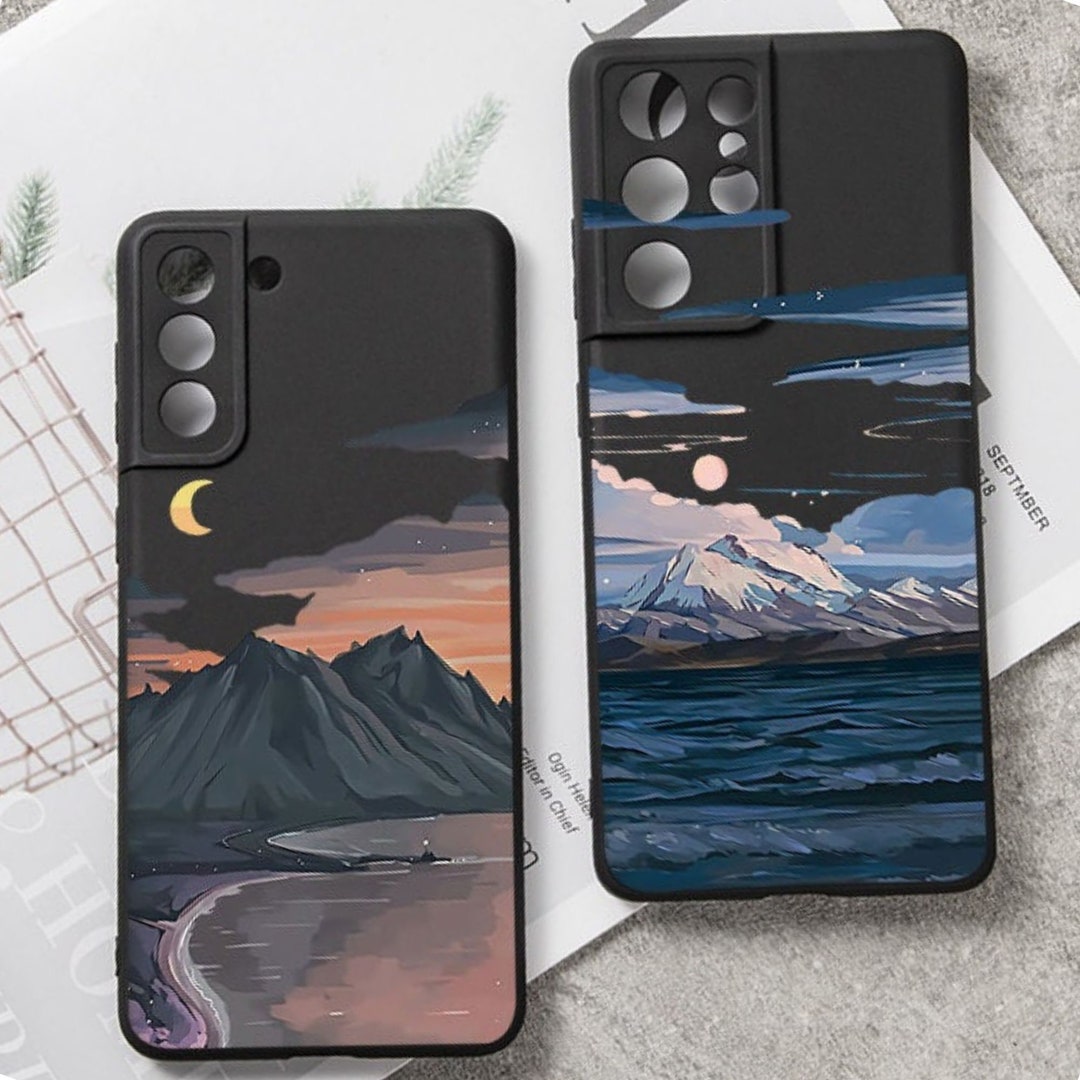 Cute Personalized Mountain Phone Case for Samsung Galaxy S24 S23 S22 ...