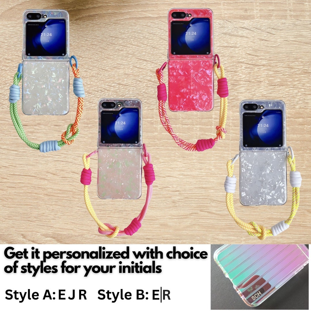 Personalized Galaxy Z Flip Case With Hand Strap for Samsung Galaxy Z ...