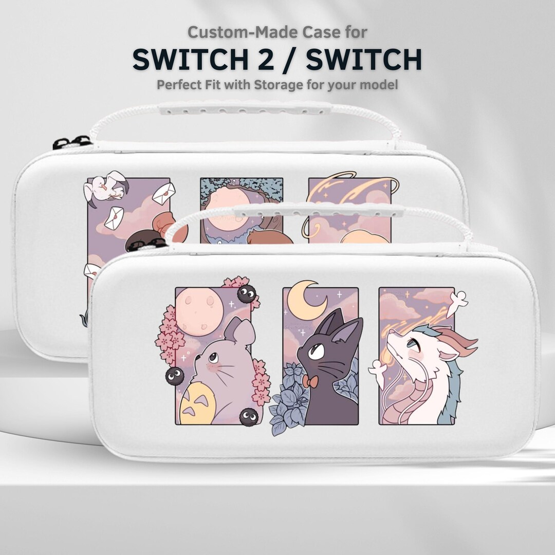 Cute Cartoon Fanart Carry Switch Case for Nintendo Switch 2/switch OLED ...