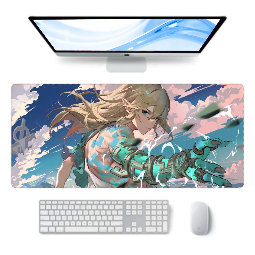 Cute Gamer Fanart Desk Mat, Large Mouse Pad, Gaming Mousepad Deskpad ...