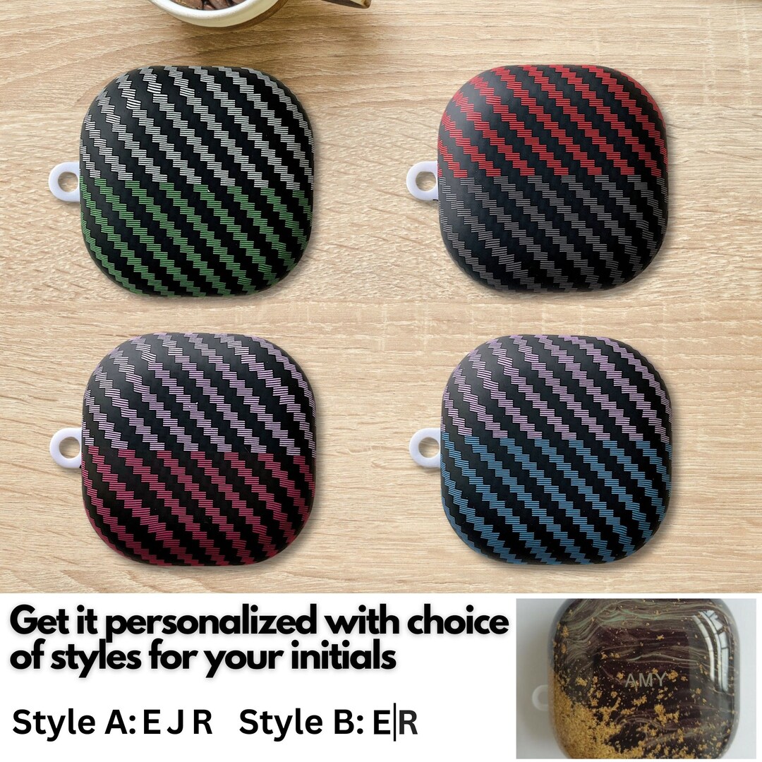 Gradient Carbon Fiber Like Pattern Custom Initial Case for Samsung ...