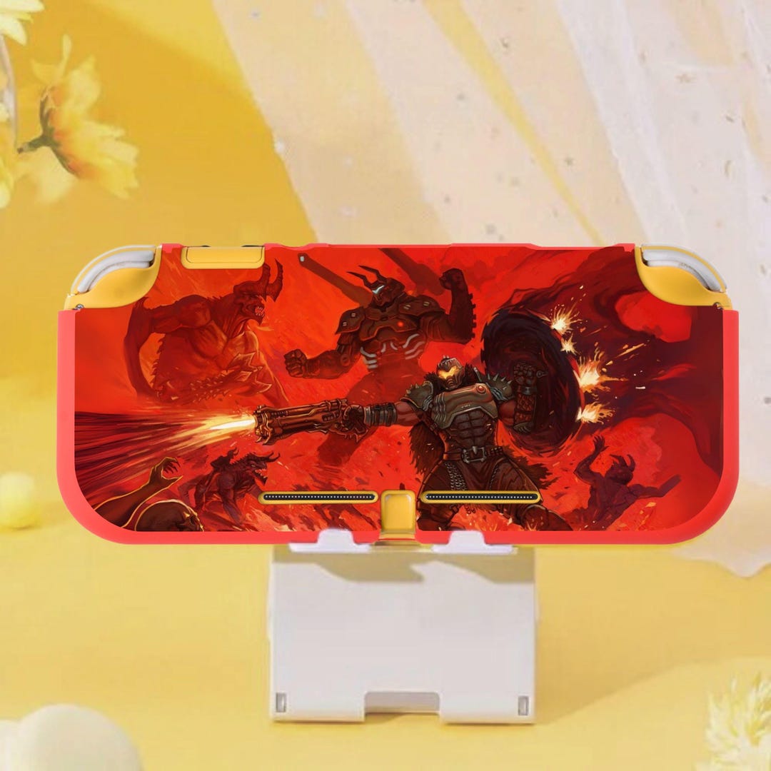 Cute Doom Fan Art Case for Nintendo Switch Lite, Switch Lite Snap Cover ...