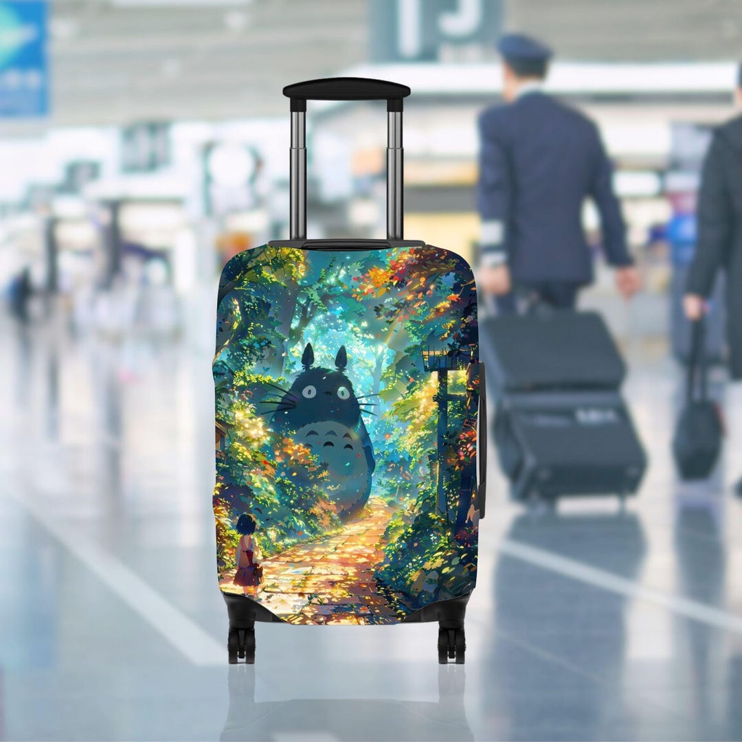 Anime Scenery Fanart Luggage Cover, Travel Suitcase Cover protector ...